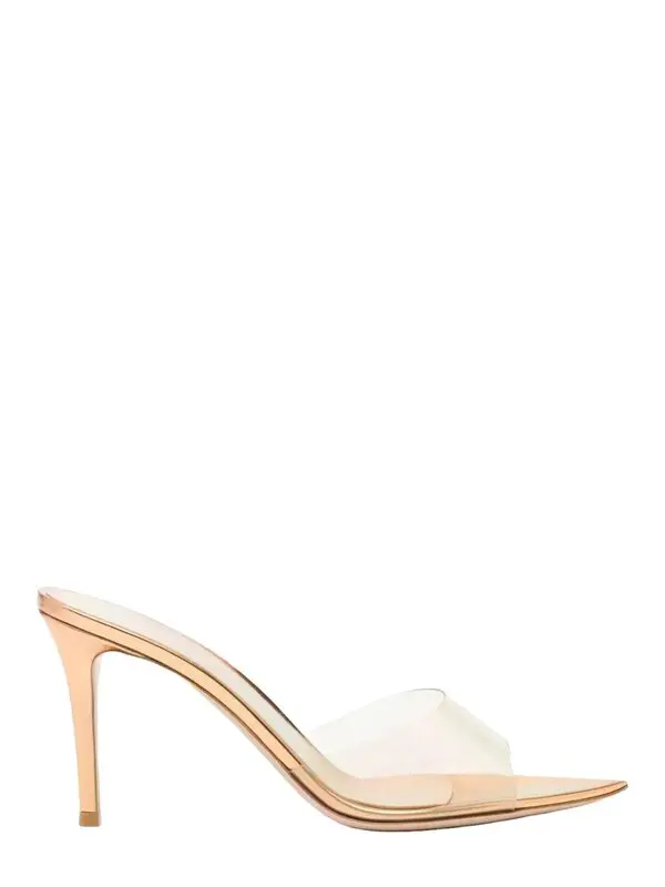 GIANVITO ROSSI 85mm Elle Mules - Neutrals