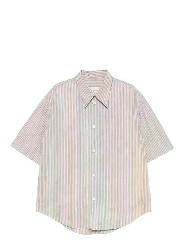 AMI Paris Striped Shirt - Neutrals