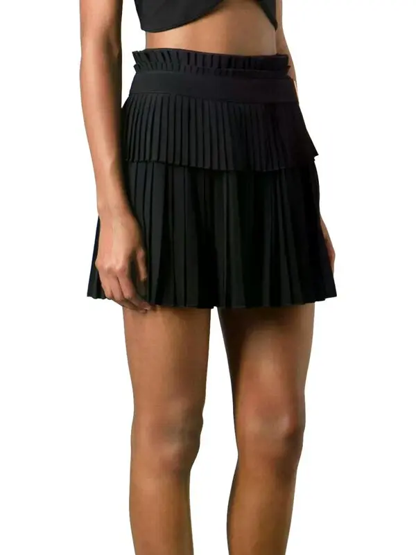 Alexander McQueen Belted Kilt Skirt - Black
