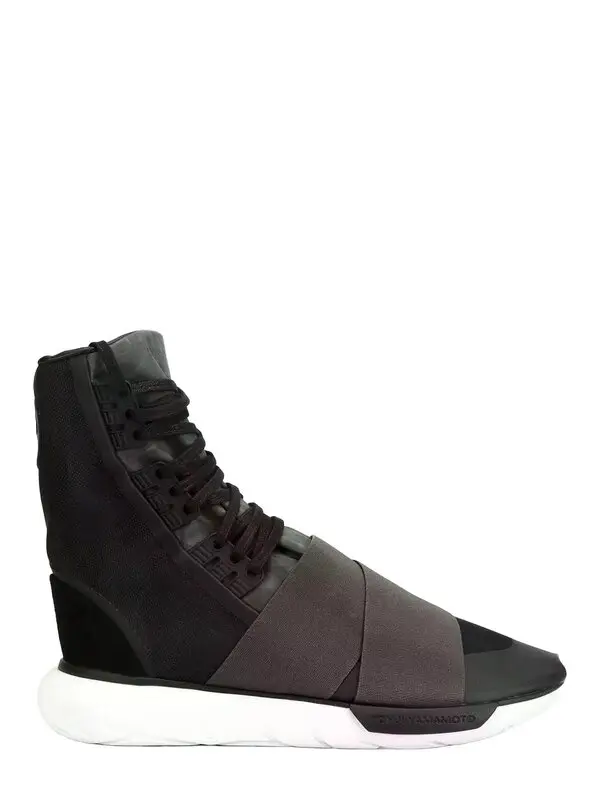 Y3 Qasa High Top Sneakers - Black