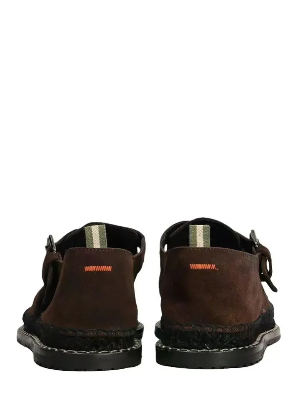 CastaÑer Fito Buckle-fastening Cutout Espadrilles - Brown