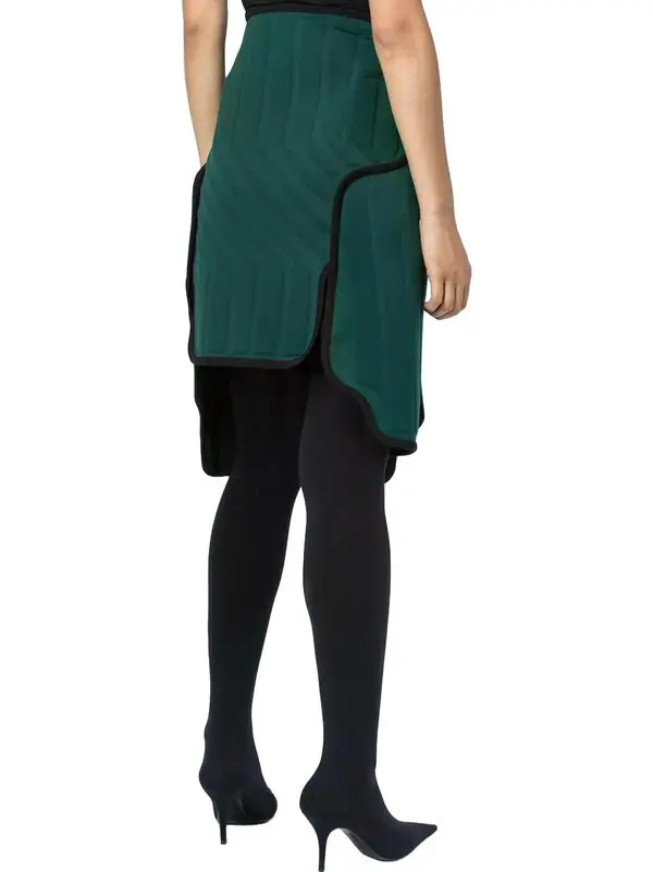 Balenciaga Car Design Moulded Skirt - Green