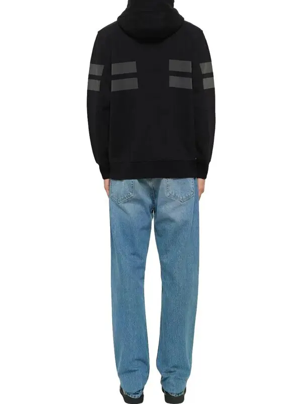 Neil Barrett Panelled Hoodie - Black