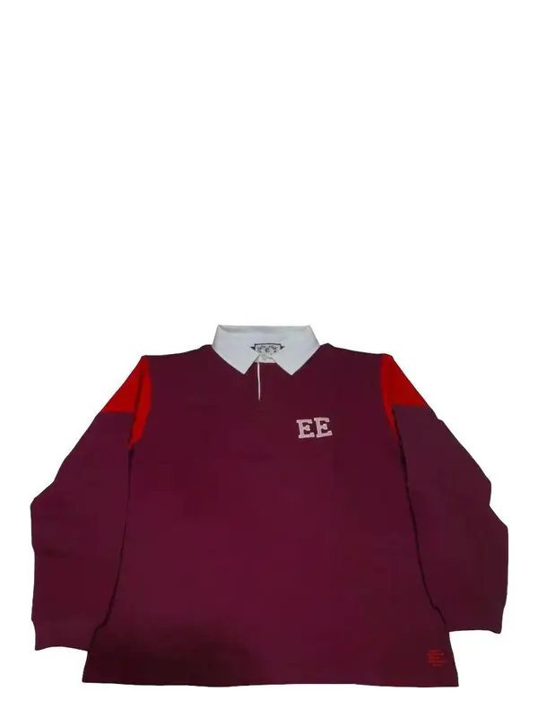 ERIC EMANUEL Rugby Core Ee Long-sleeve Polo Shirt - Red
