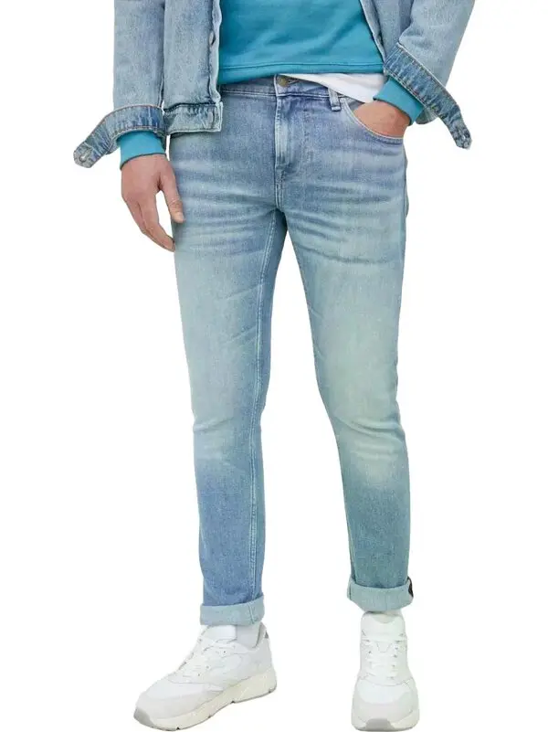 Guess Logo Detail Jeans - Blue