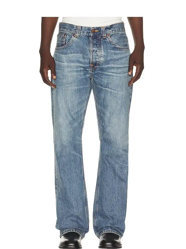 Nudie Jeans Regular Alf Silver Tracks Jeans - Blue
