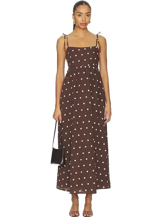 Beach Riot Valory Maxi Dress - Brown