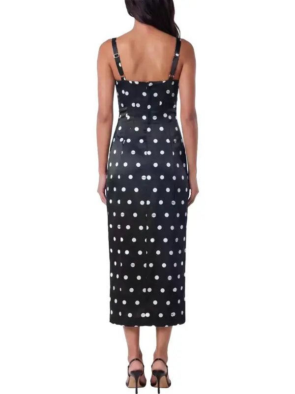NICHOLAS Dominique Panelled Maxi Dress - Black
