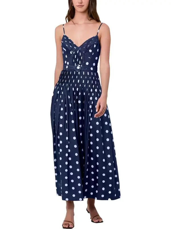 NICHOLAS Mireille Midi Dress - Blue