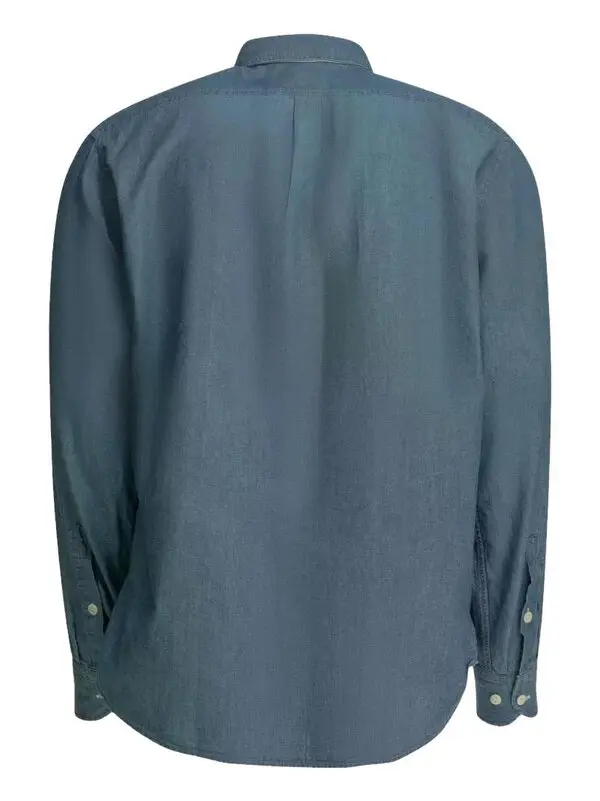 B.D.BAGGIES Chest-pocket Denim Shirt - Blue