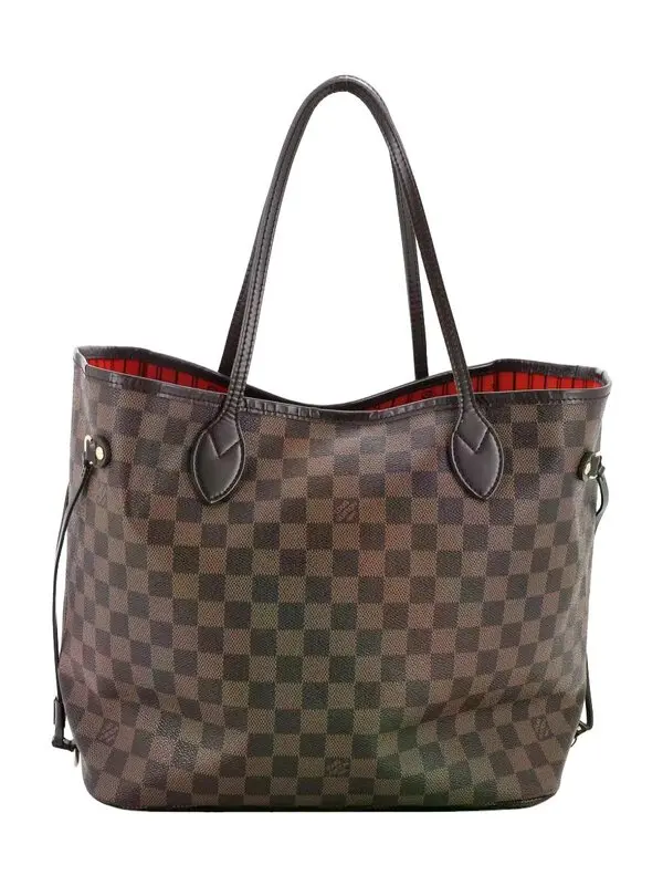 LOUIS VUITTON Neverfull Damier Mm Tote Bag - Brown