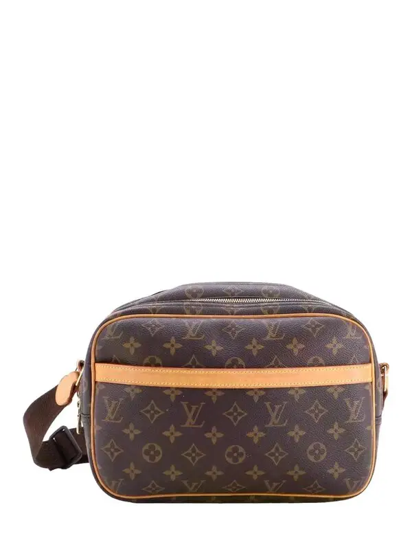 LOUIS VUITTON Reporter Bag Monogram Canvas Pm Crossbody Bag - Brown