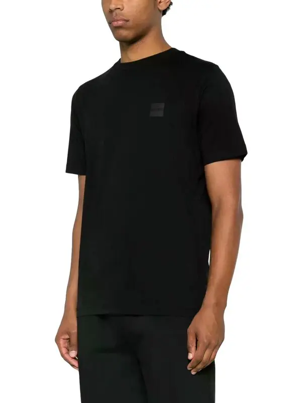 OUTHERE Logo-patch T-shirt - Black