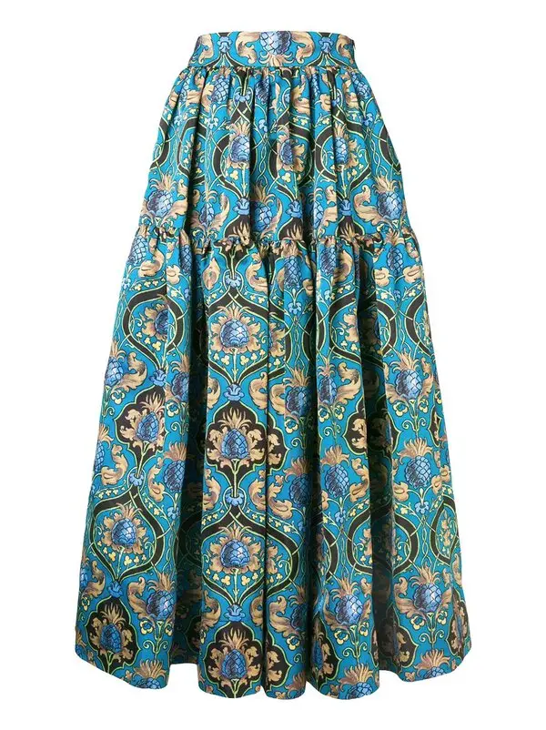 La DoubleJ Printed Radzmir Skirt - Blue