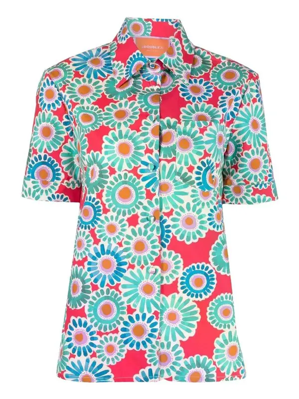 La DoubleJ Clerk Short-sleeve Shirt - Red