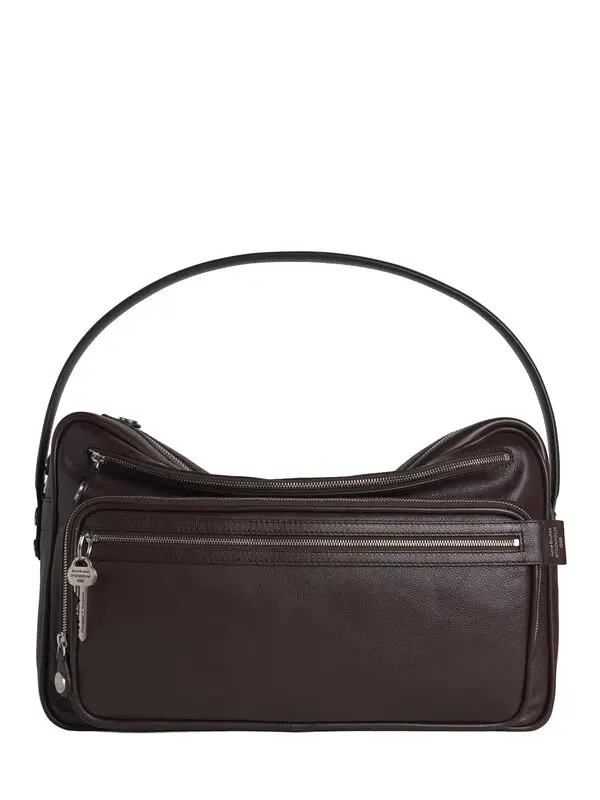 Acne Studios Leather Shoulder Bag - Brown