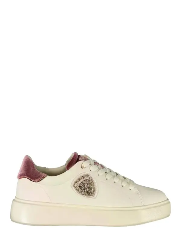 BLAUER. Crystal Embellished Sneakers - Neutrals