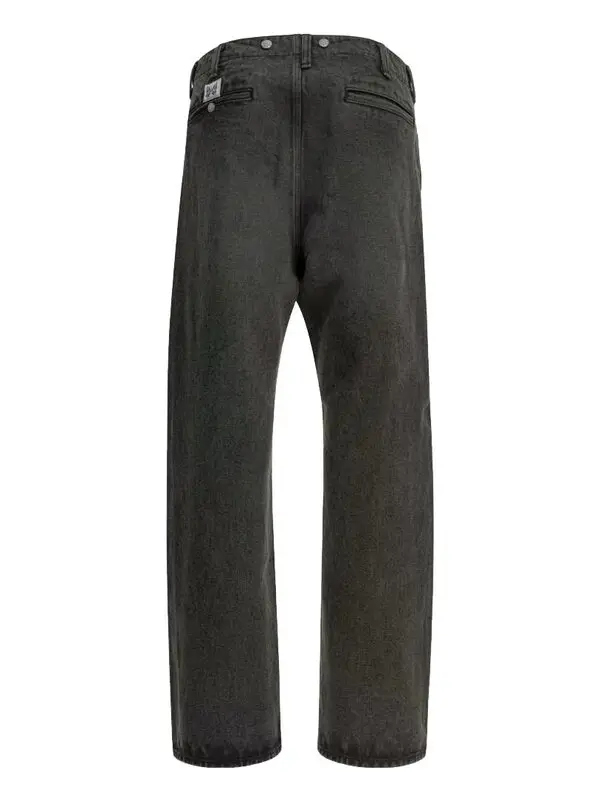 Needles Logo Patch Jeans - Black