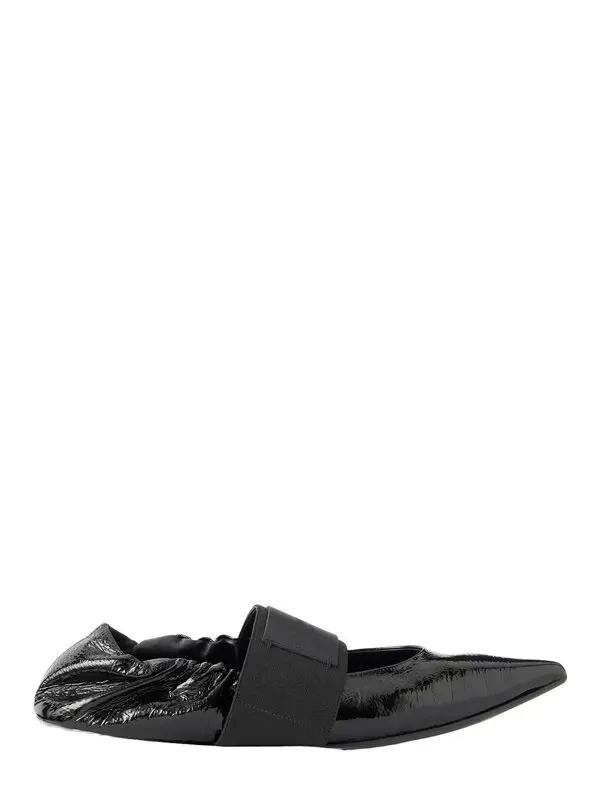 Givenchy Crush Leather Ballet Flats - Black