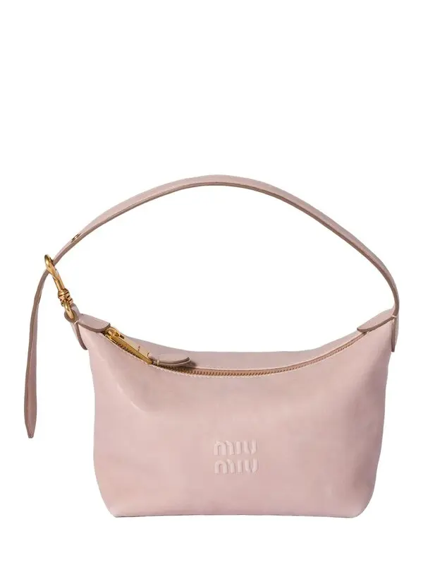 Miu Miu Spirit Nappa Leather Pouch - Opal