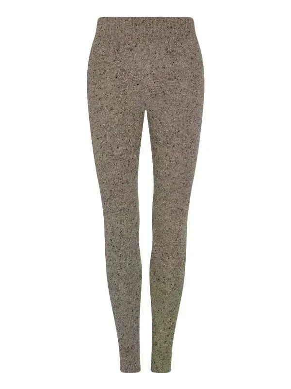 THE ROW Mumuka Ribbed Leggings - Brown