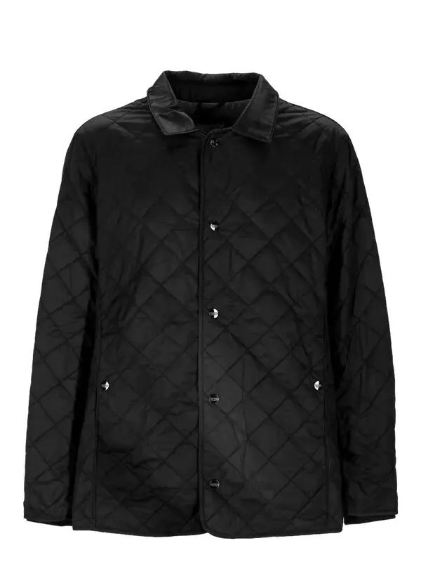HUSKY Quilted Press-stud Jacket - Black