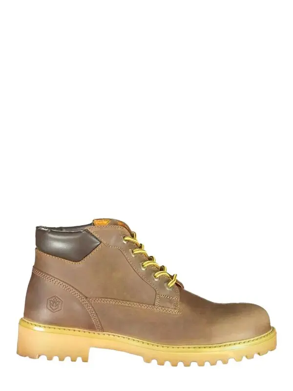 LUMBERJACK Logo Detail Lace-up Boots - Brown