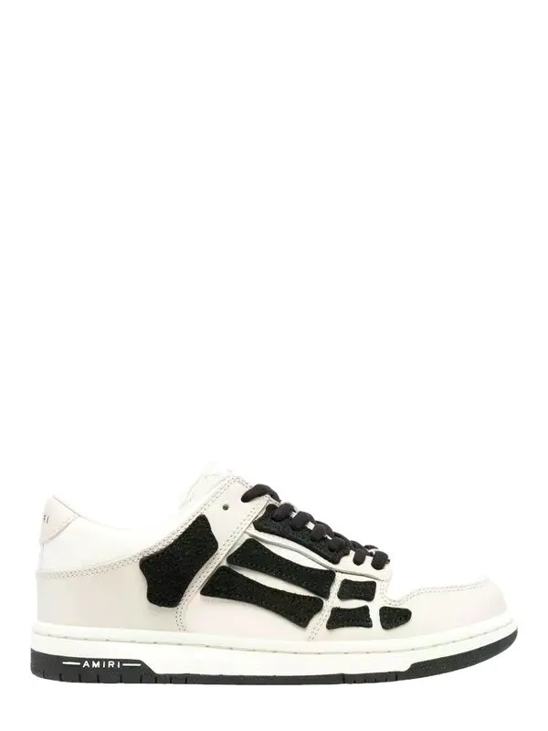 Amiri Skel Low-top Leather Sneakers - Neutrals