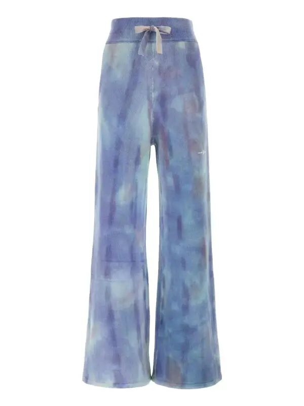 Amiri Tie-dye Cotton Track Pants - Blue