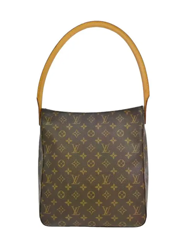 LOUIS VUITTON Monogram Canvas Looping Gm Shoulder Bag - Brown