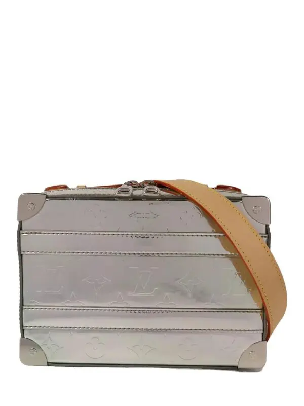 LOUIS VUITTON Handle Soft Trunk Cross Body Bag - Silver