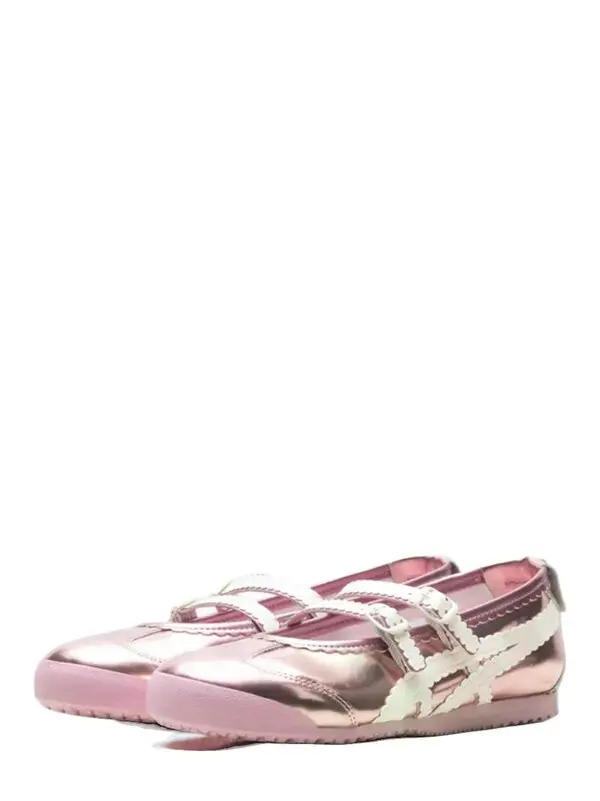 Onitsuka Tiger Mexico 66 Metallic-effect Sneakers - Pink