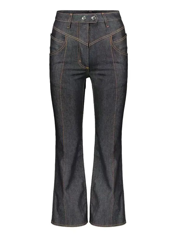 ELLERY Belt Loops Flared Jeans - Blue