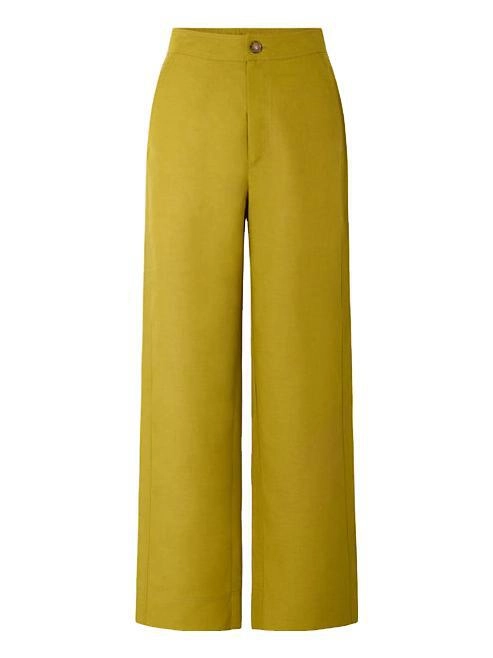 Soeur Dario Straight-leg Linen-blend Trousers - Absinthe