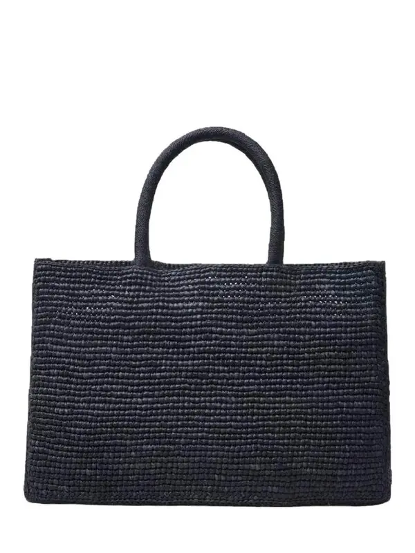 Lié Studio The Charlotte Raffia Tote Bag - Blue