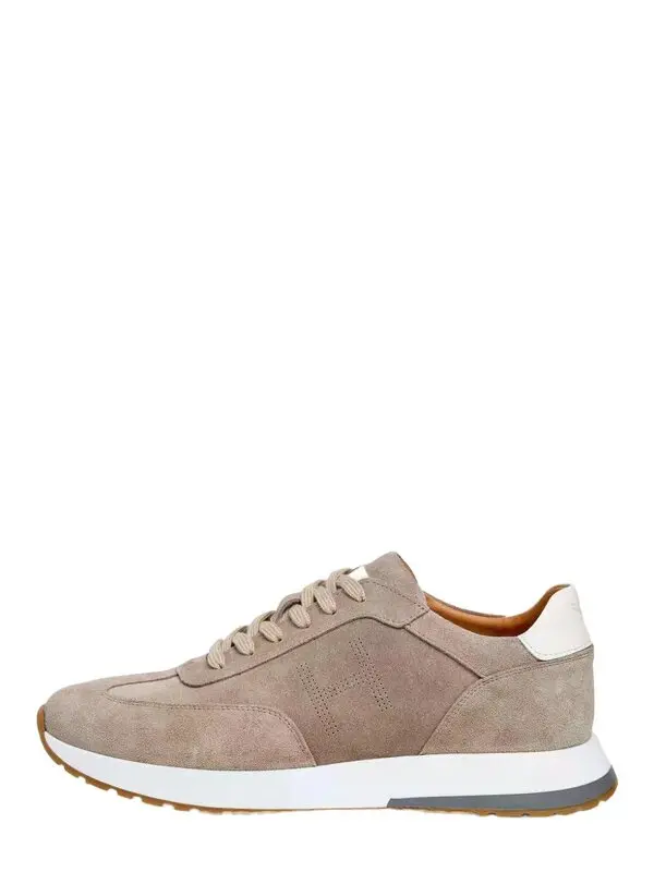 HACKETT  Perforated Logo Sneakers - Neutrals