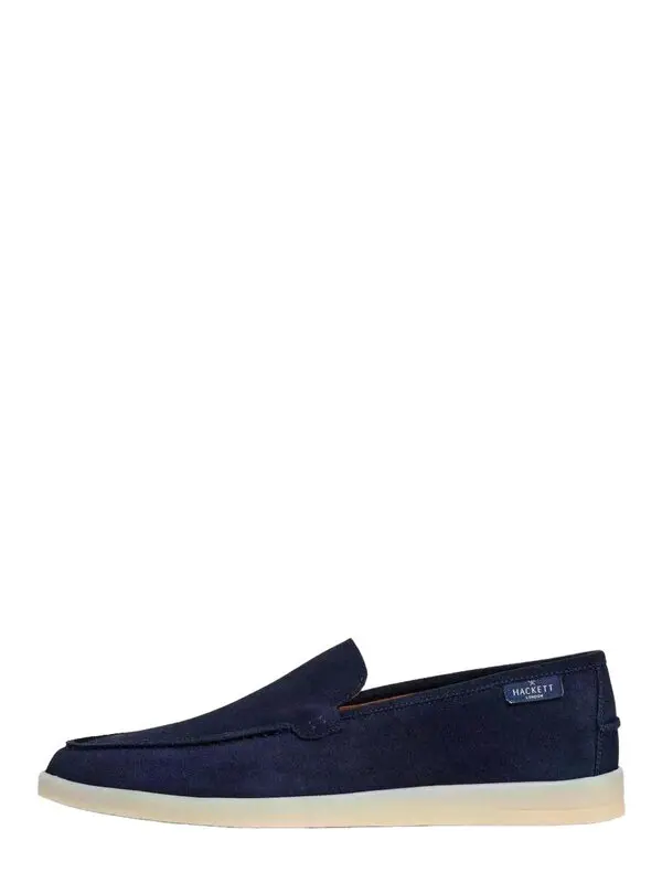 HACKETT LONDON Martins Suede Loafers - Blue