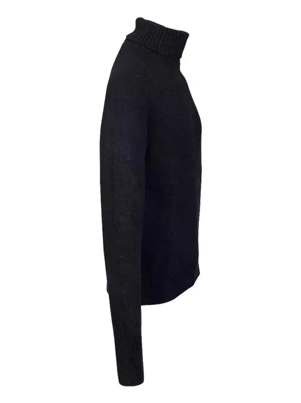 Fedeli Knitted Roll-neck Cashmere Sweater - Blue
