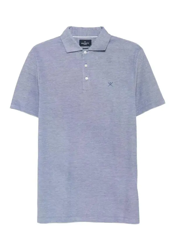 HACKETT LONDON Logo-embroidered Polo Shirt - Blue