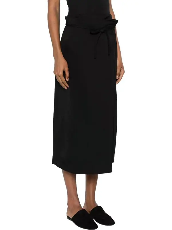 Calvin Klein Hallie Wrap-style Midi Skirt - Black