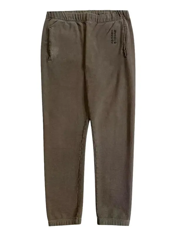 Chrome Hearts Y Not Embroidered Track Pants - Grey