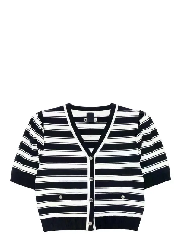 JUUN.J Striped Cardigan - Blue