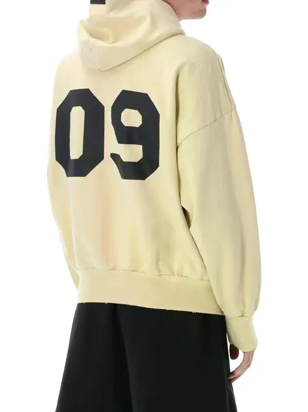 Fear Of God 09 Classic Logo Hoodie - Neutrals