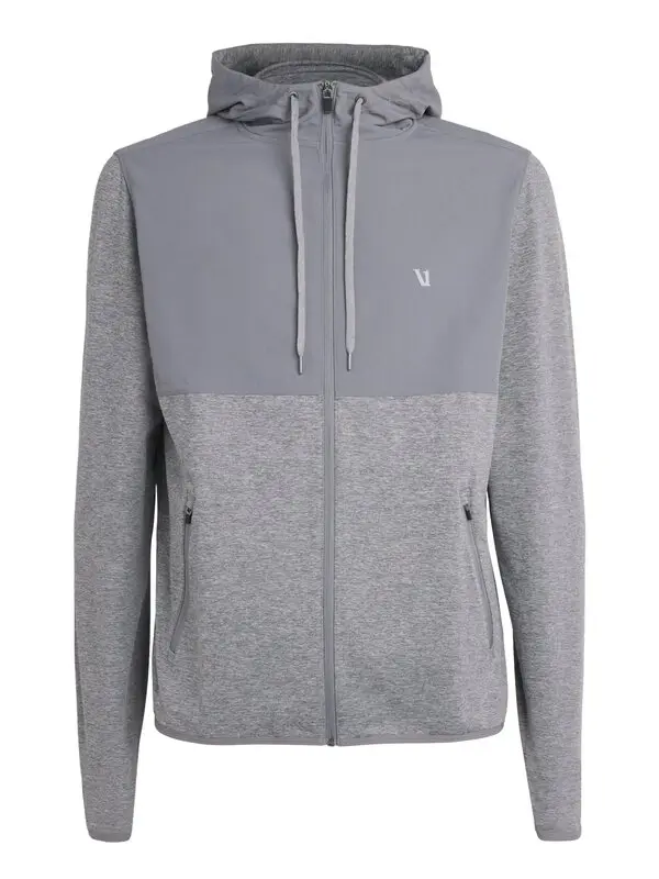 Vuori Sunday Element Hooded Jacket - Grey