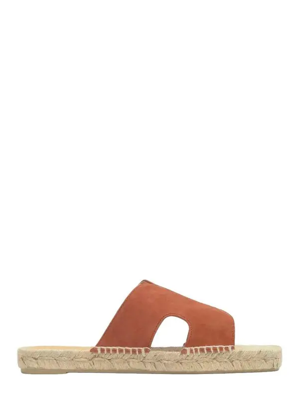 CastaÑer Priya Suede Espadrilles - Orange
