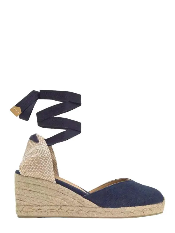 CastaÑer Chiara Canvas Wedge Espadrilles - Blue