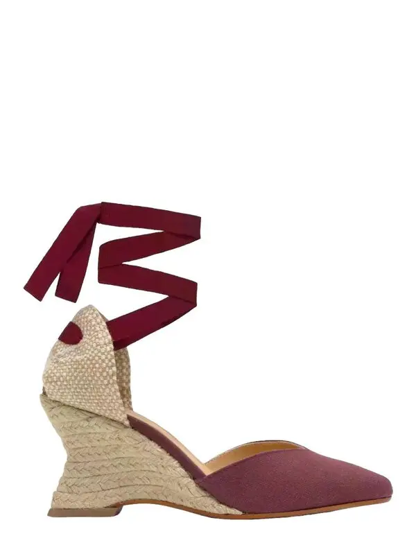 CastaÑer Jud Wedge Espadrilles - Red