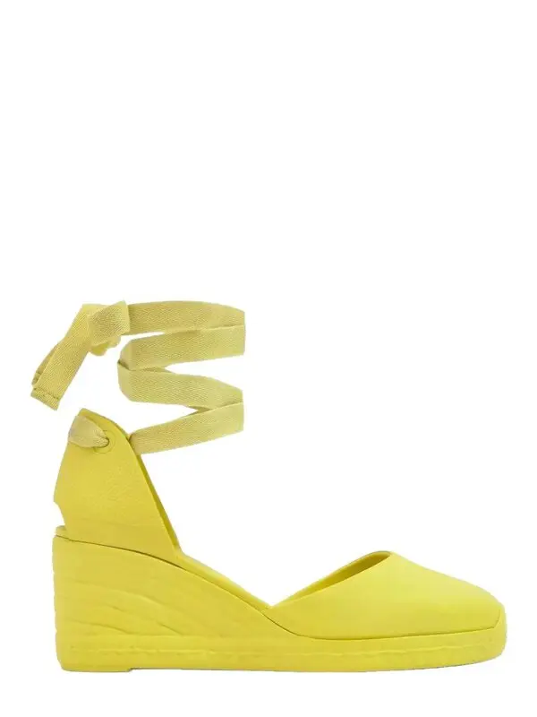 CastaÑer Careen Tie Espadrilles - Yellow