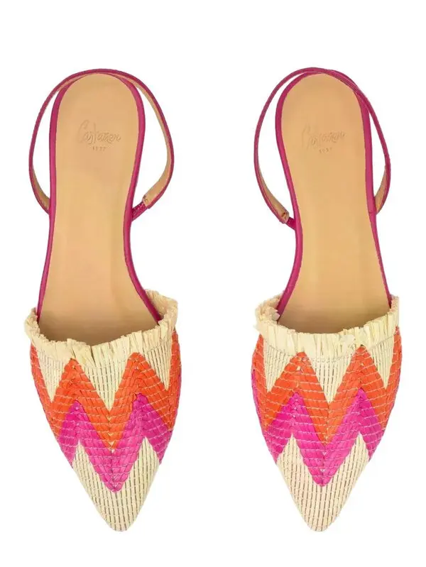 CastaÑer Berta Slingback Flats - Neutrals