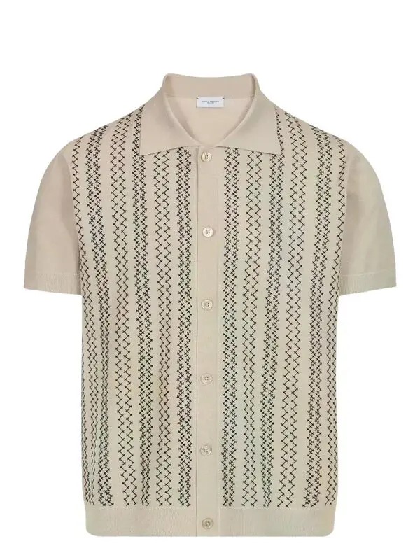 PAOLO PECORA Cotton Shirt - Neutrals